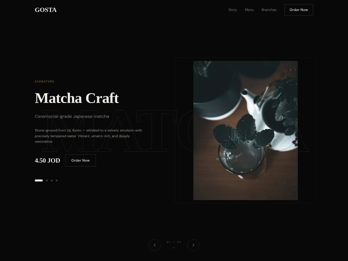 Gosta Luxe Webpage