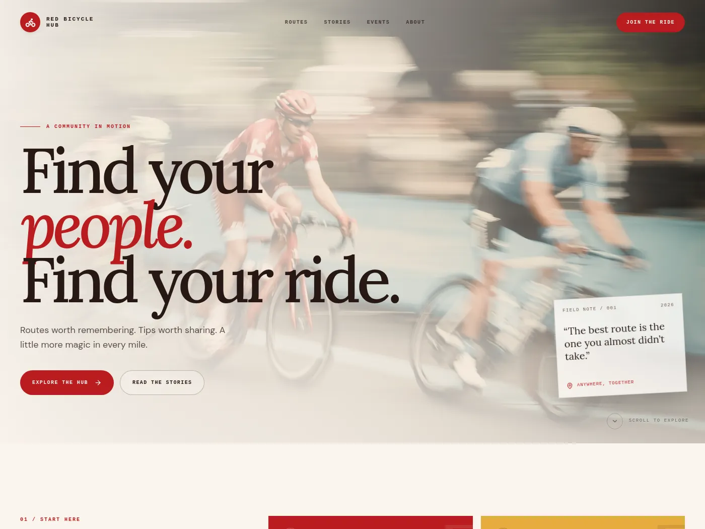 Red Bicycle Hub