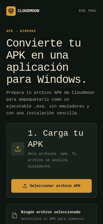 Cloudmoon EXE Converter