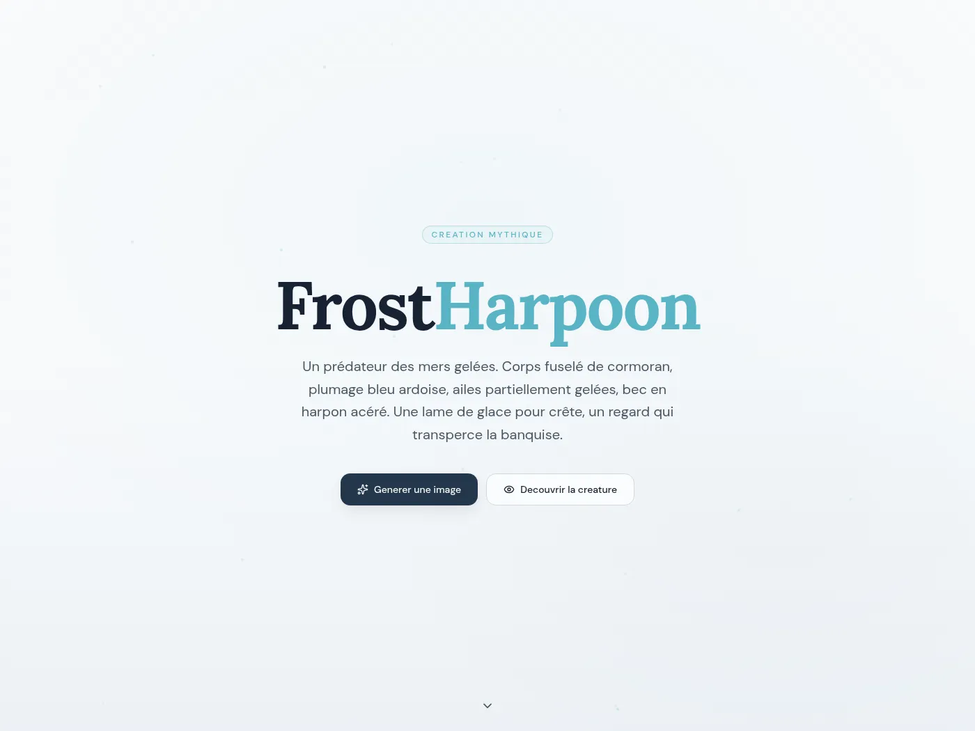 FrostHarpoon Bird Design