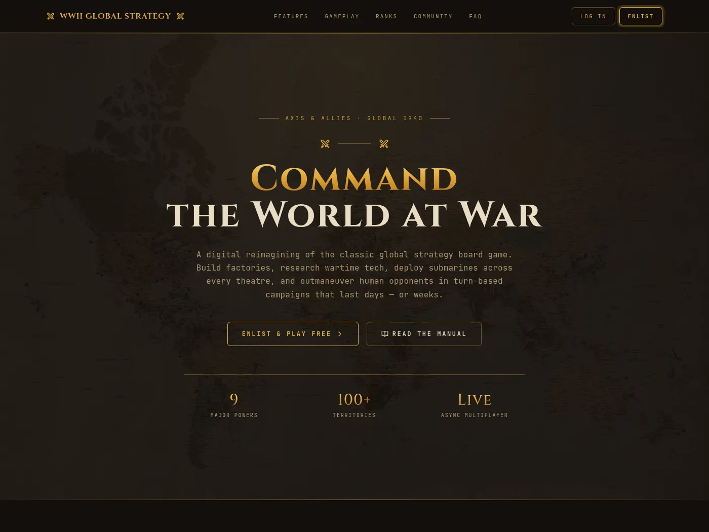 WWII Strategy Portal