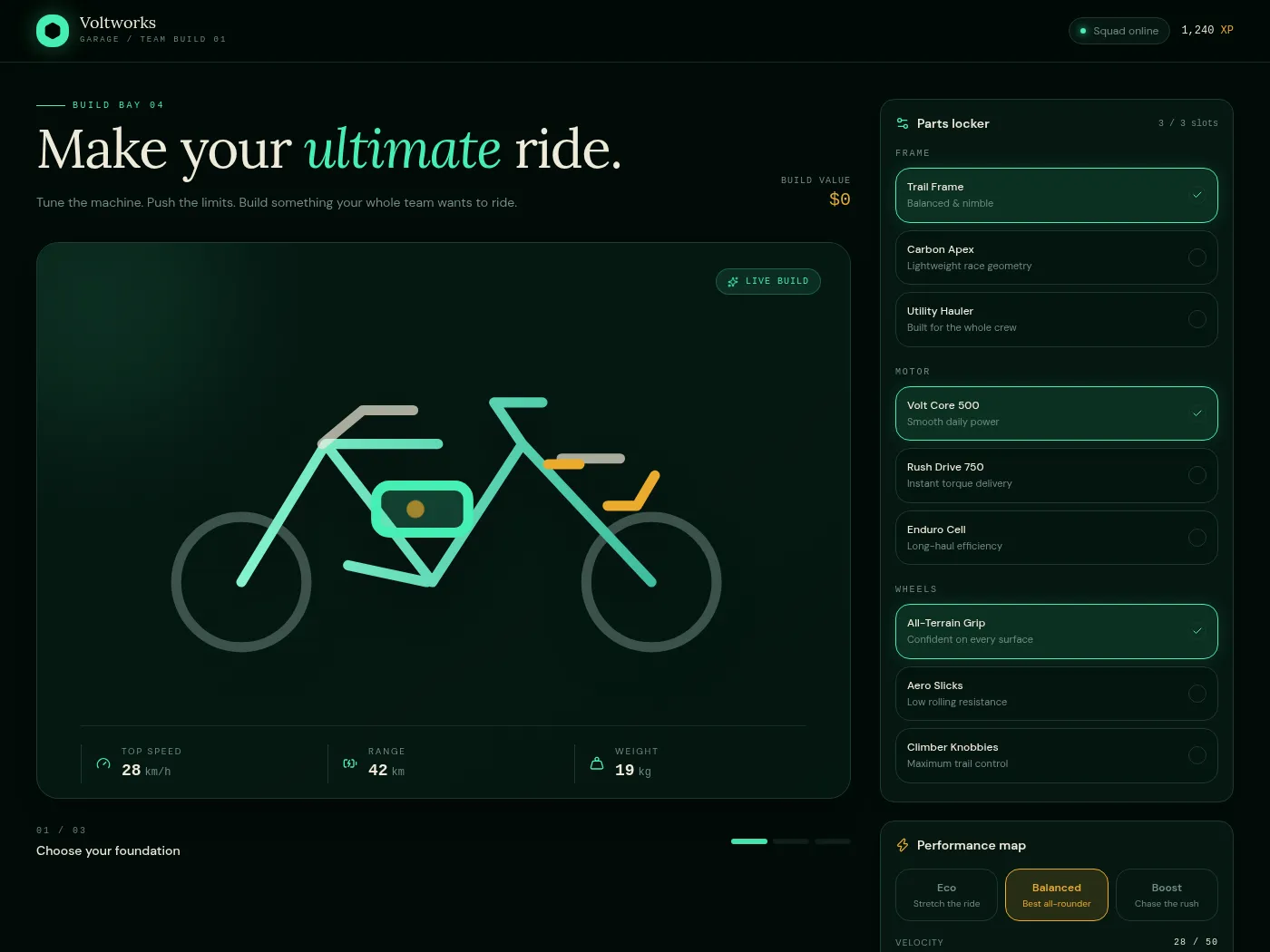 E-Bike Builder Quest