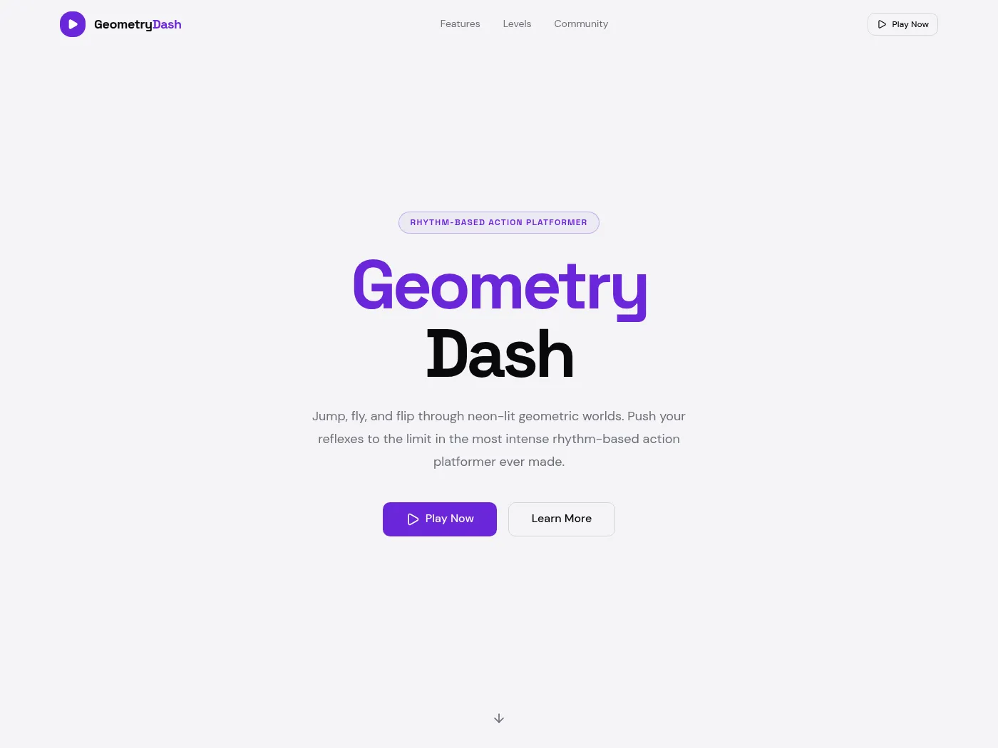 3D Geometry Dash Web