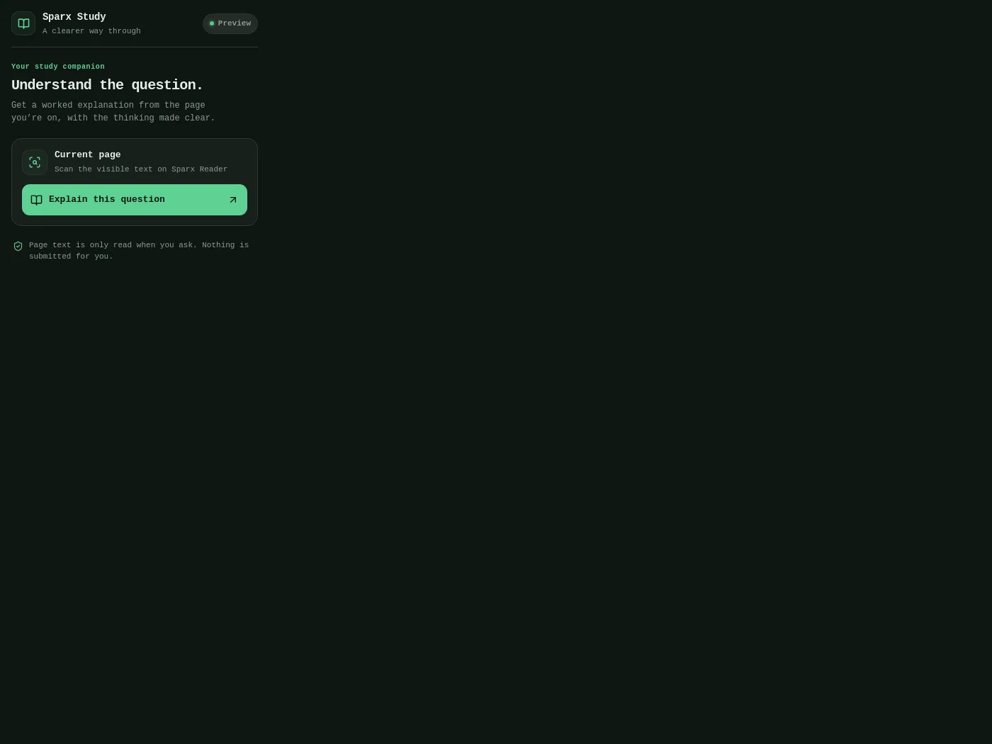 Sparx AI Study Assistant