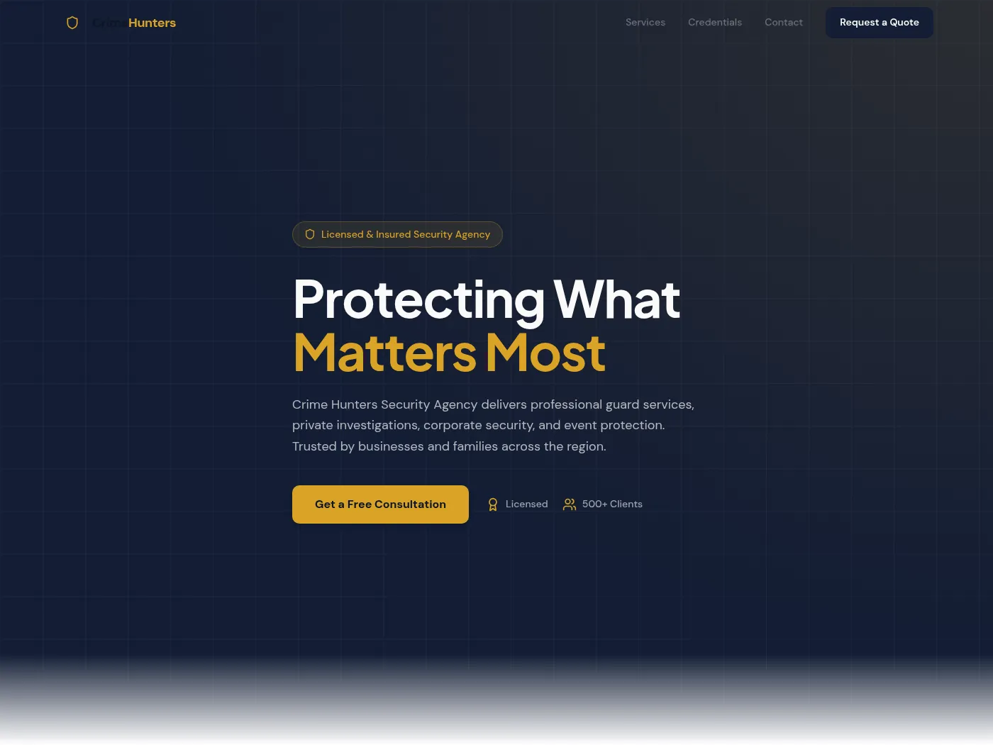 Crime Hunters Web Portal