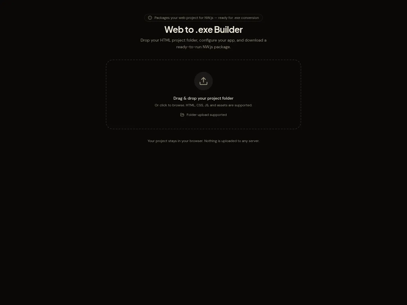 Exe Builder Web