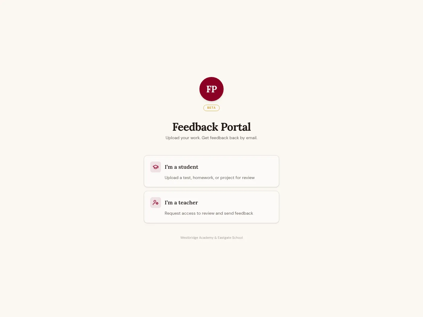 Feedback Portal