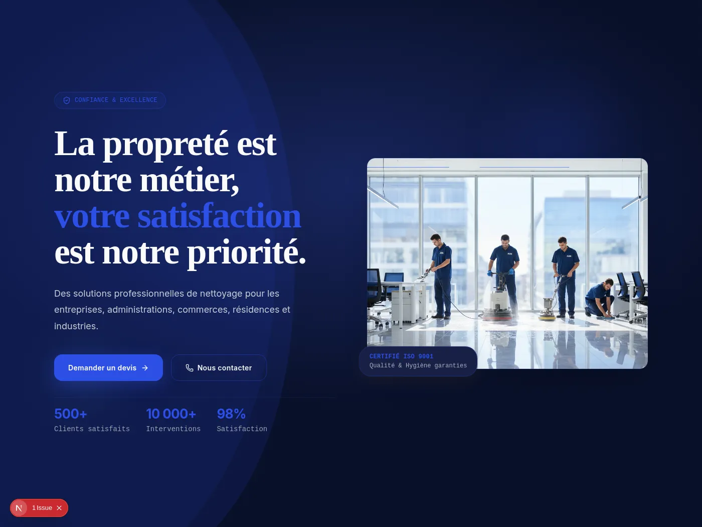 ASN NETTOYAGE Pro Website