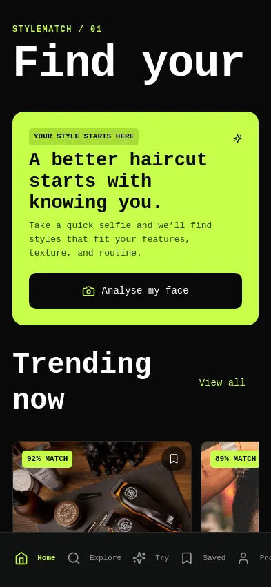 StyleMatch AI Hairstyles
