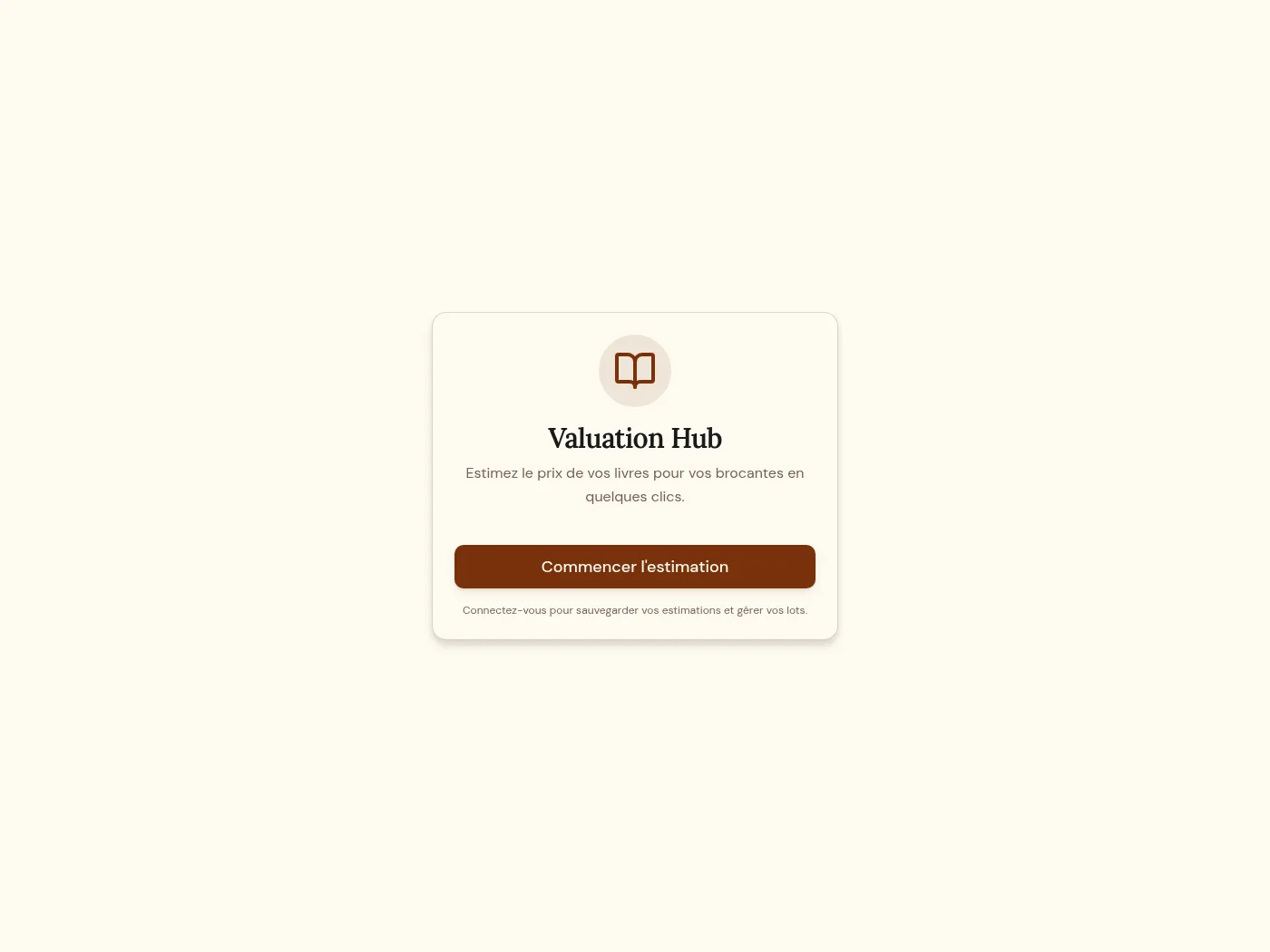 Book Valuation Hub