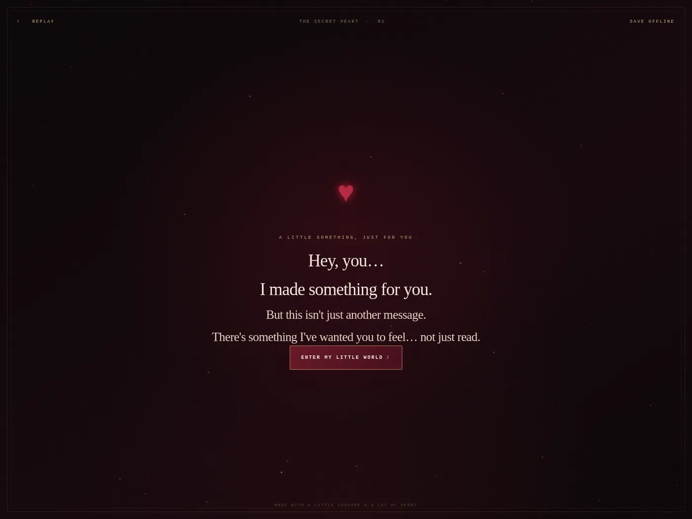 Secret Heart Romance Site