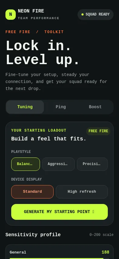 Neon Fire Booster