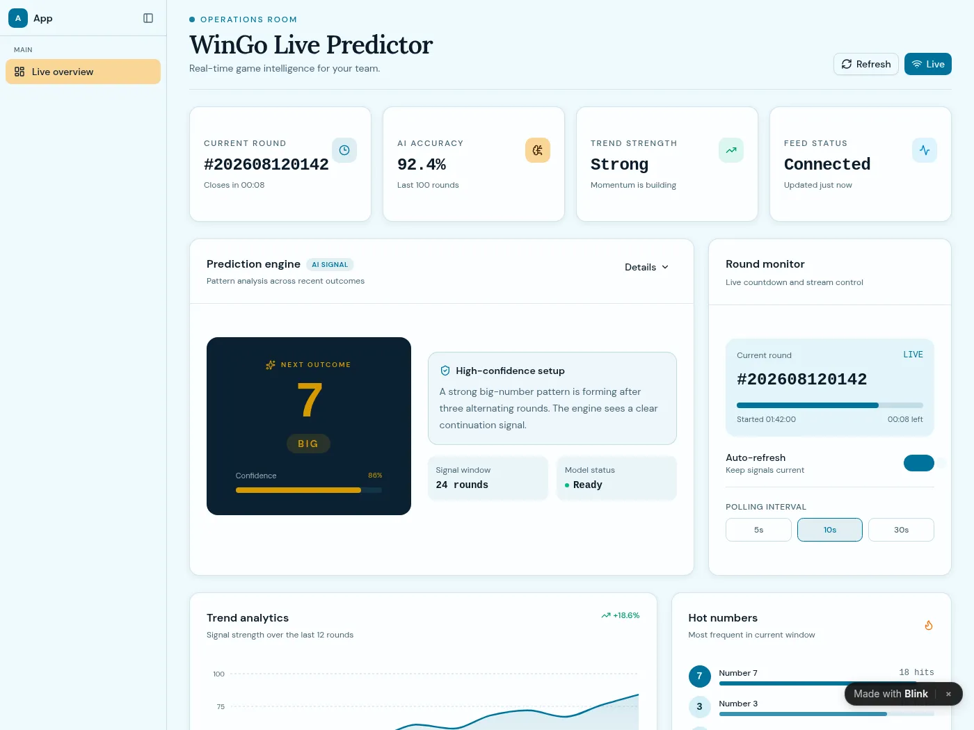 WinGo Live Predictor