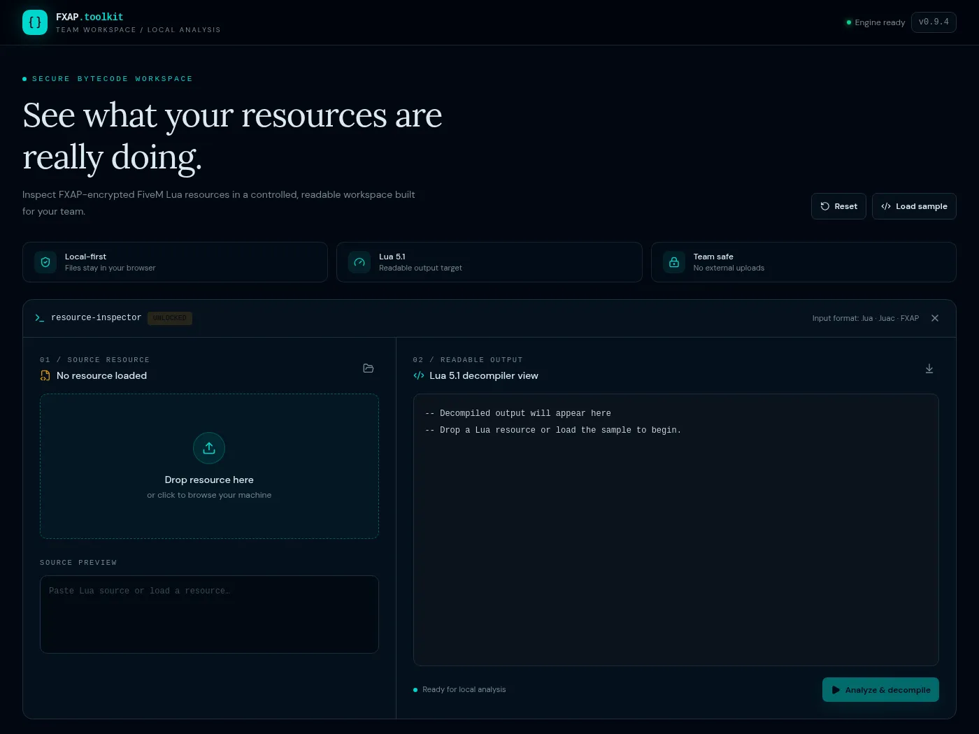 FXAP Lua Decrypt Toolkit