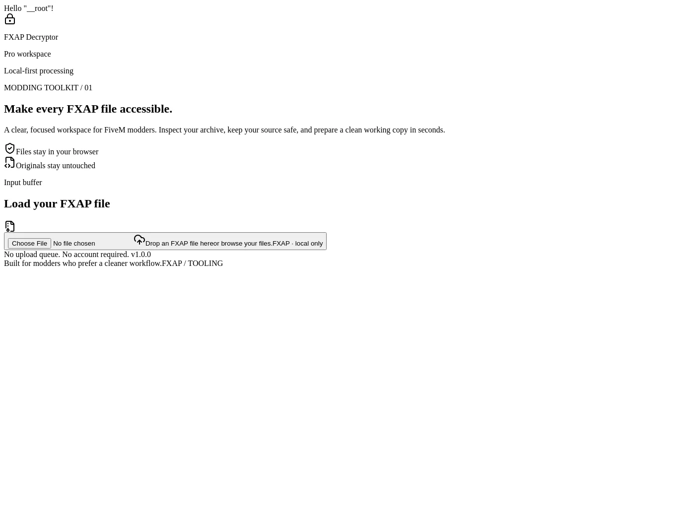 FXAP Decryptor Pro