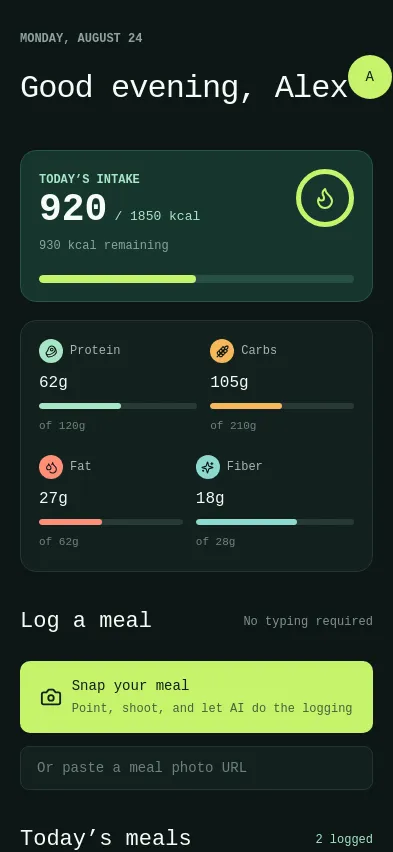 SnapNutri AI Tracker
