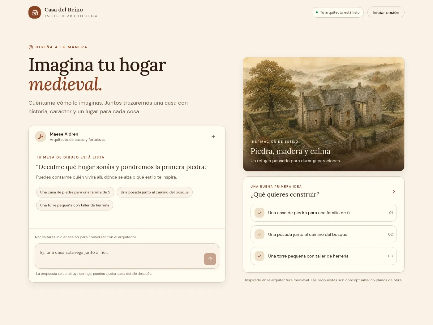 Medieval Builder AI Chat
