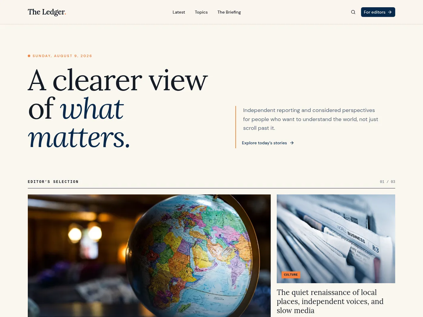 Blink News Portal