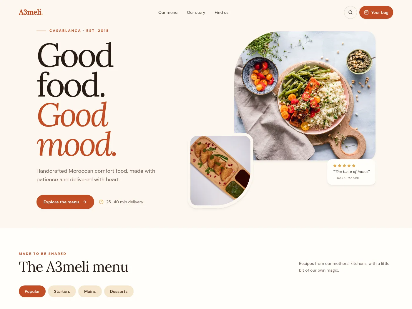 A3meli FoodOrder Pro