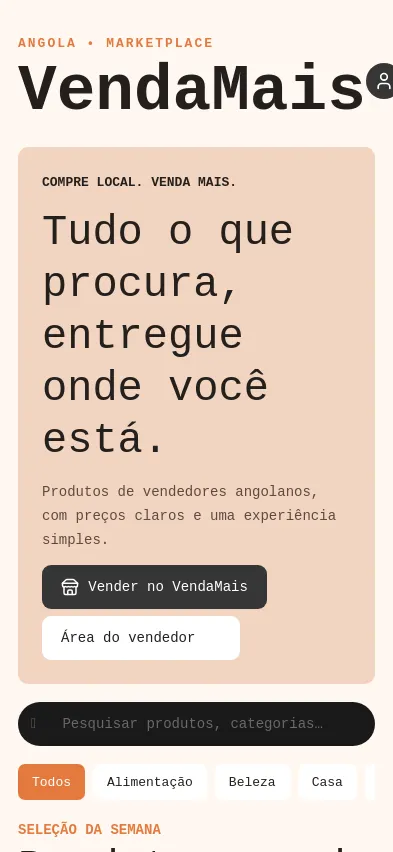 VendaMais Marketplace App