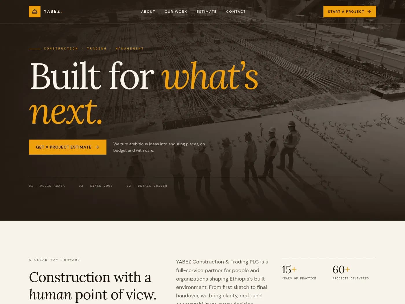 YABEZ Construction Portal