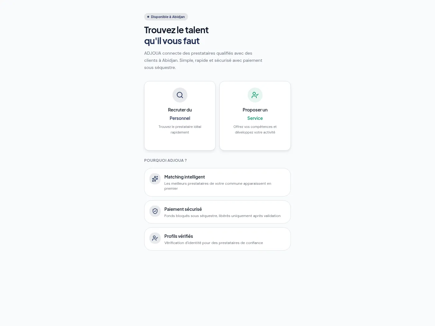 Adjoua Talent Connect