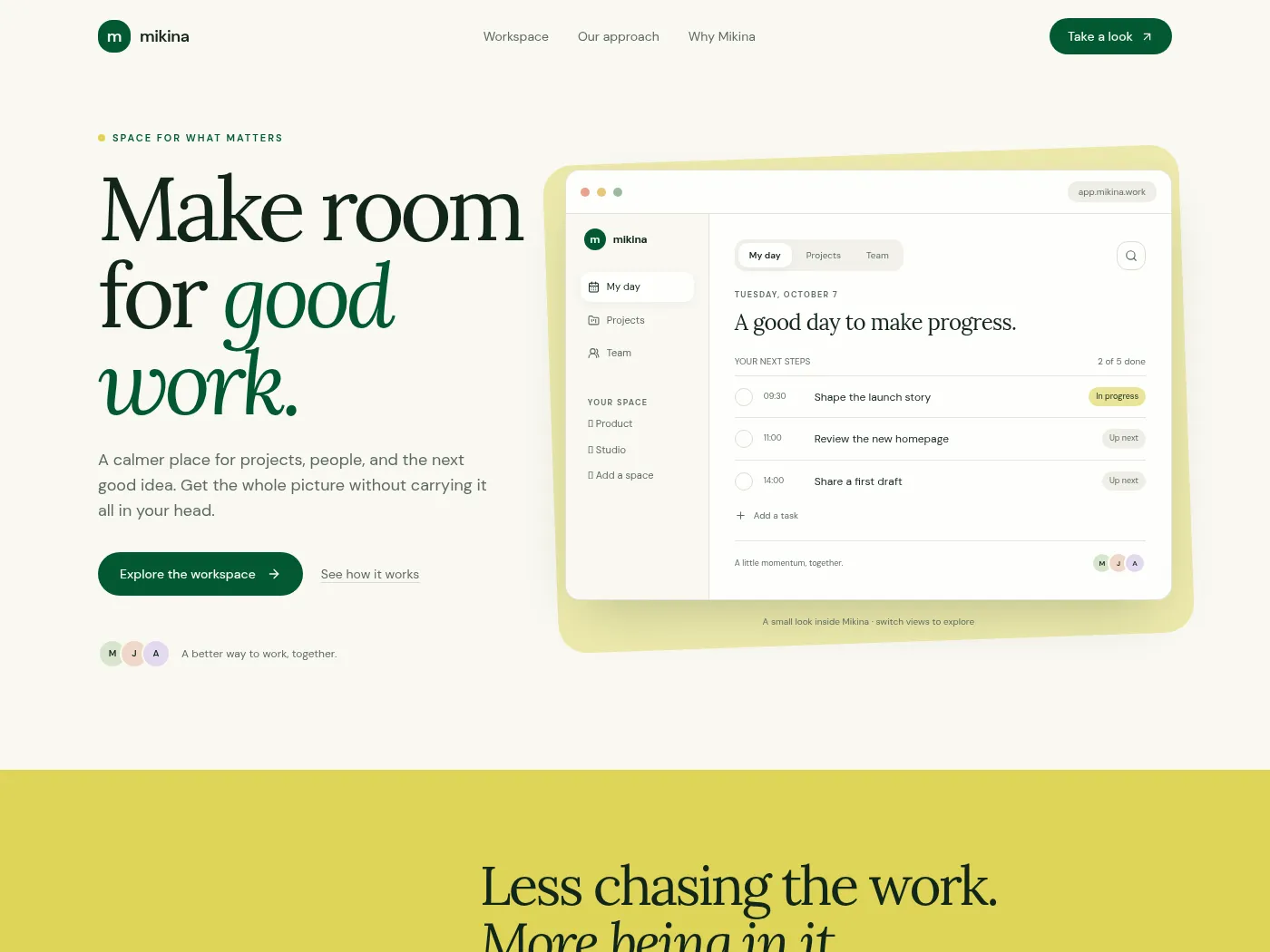 Mikina Workspace
