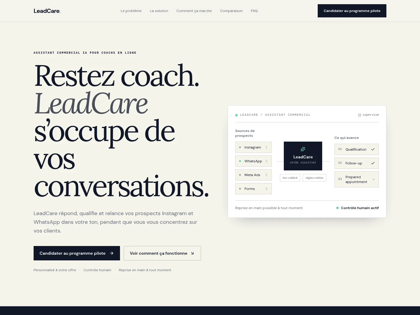 LeadCare Premium Landing Page
