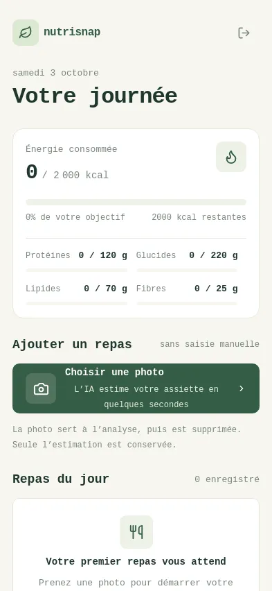 NutriSnap AI Tracker