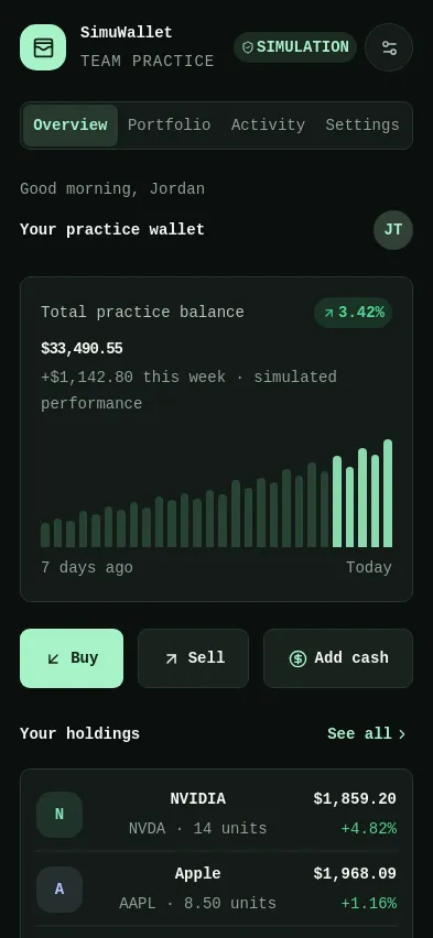 SimuWallet Play