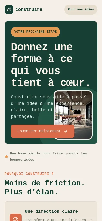Construire App Mobile