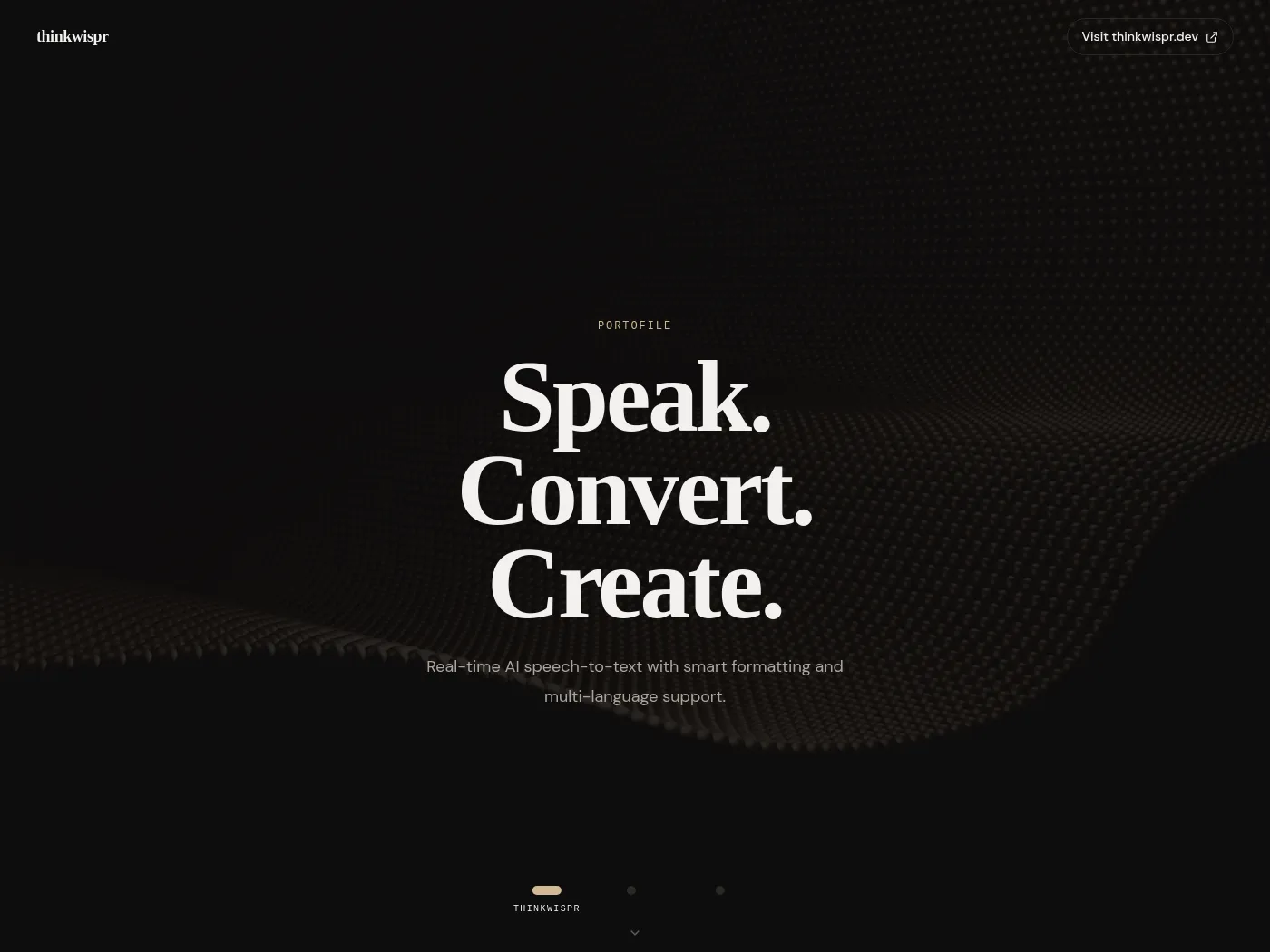 ThinkWispr Portfolio