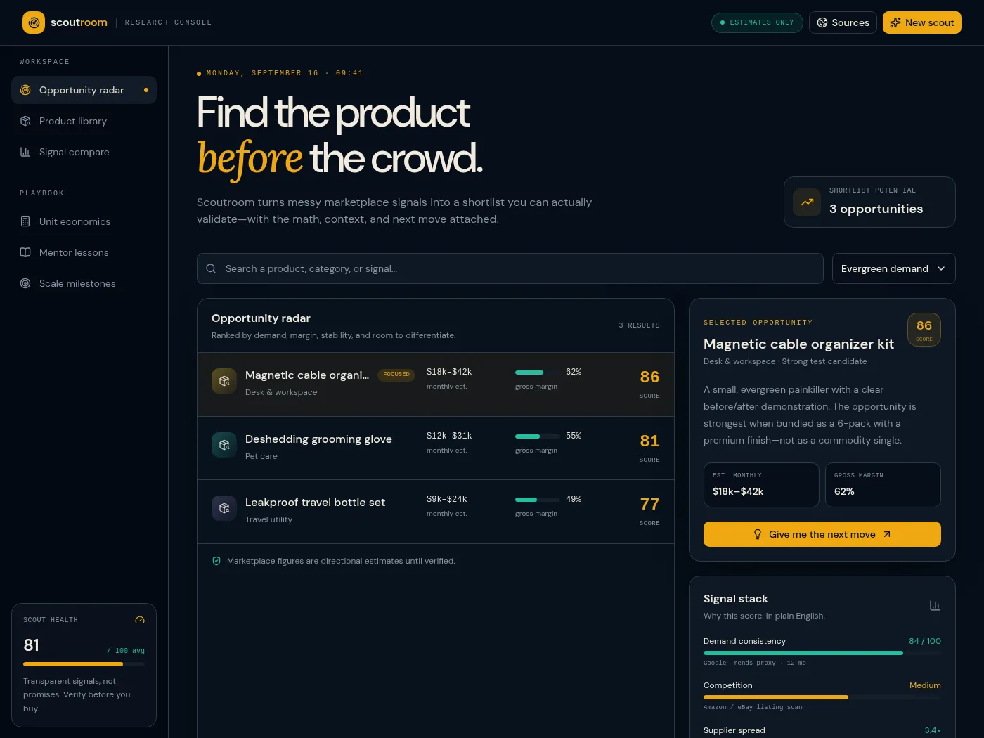 AI Product Scout