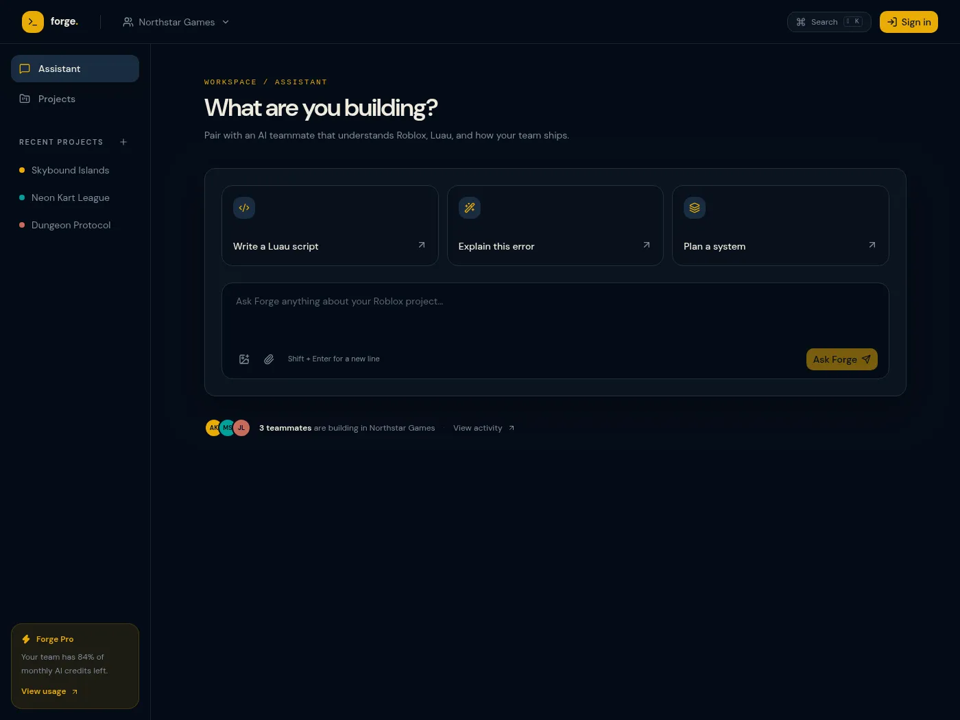 RobloxDev AI Assistant