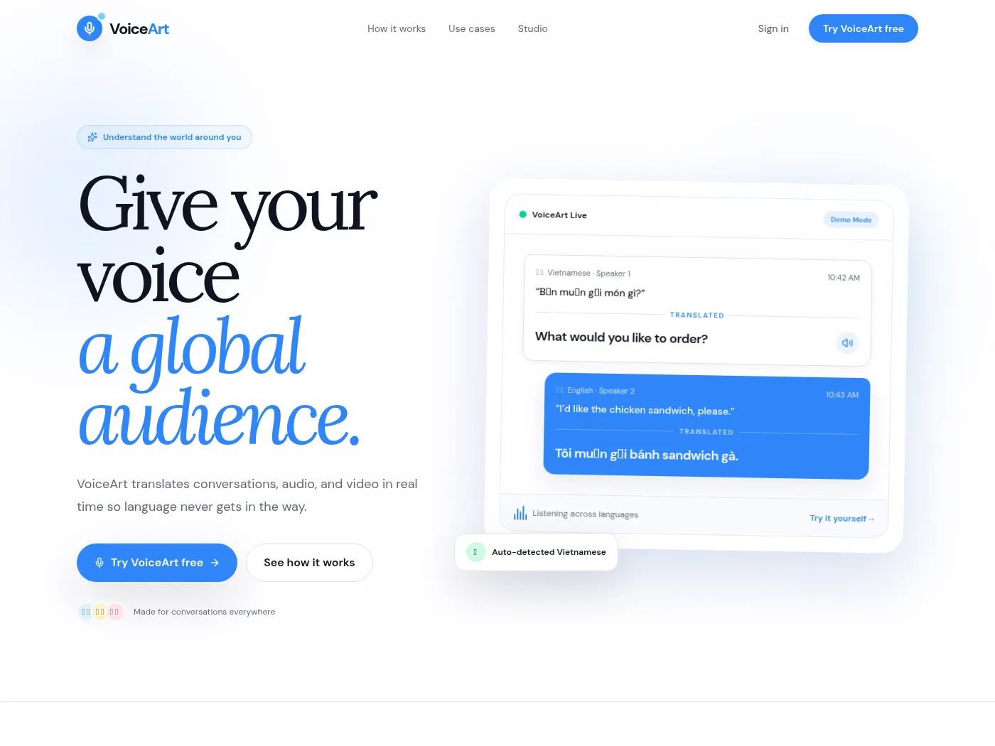 VoiceArt AI Platform