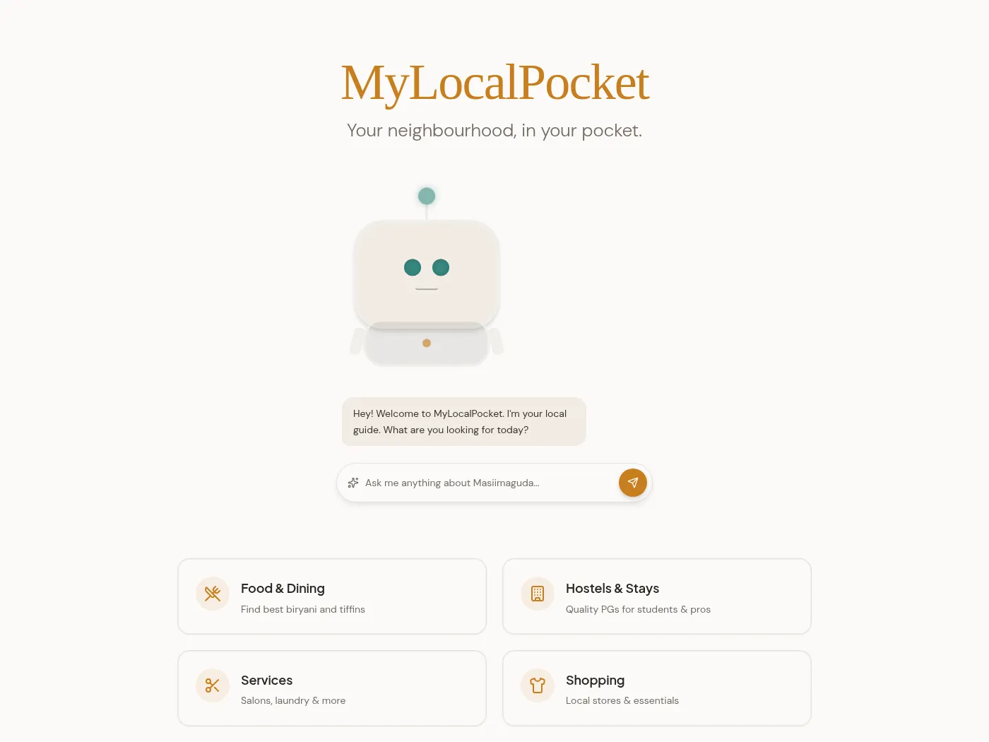 MyLocalPocket Robo Guide