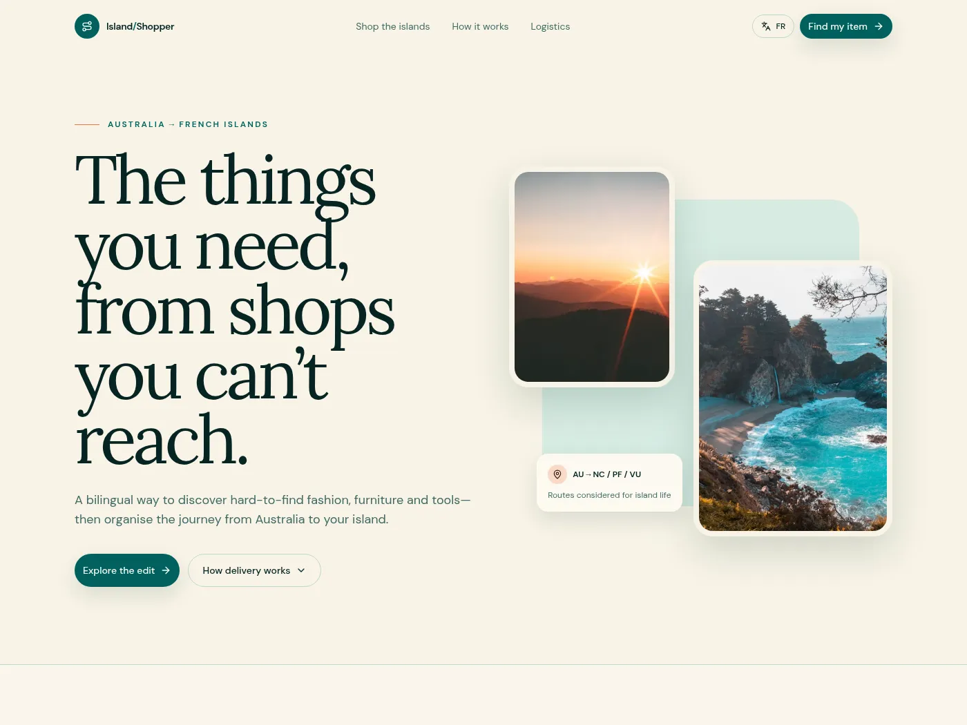 Island Shopper Hub