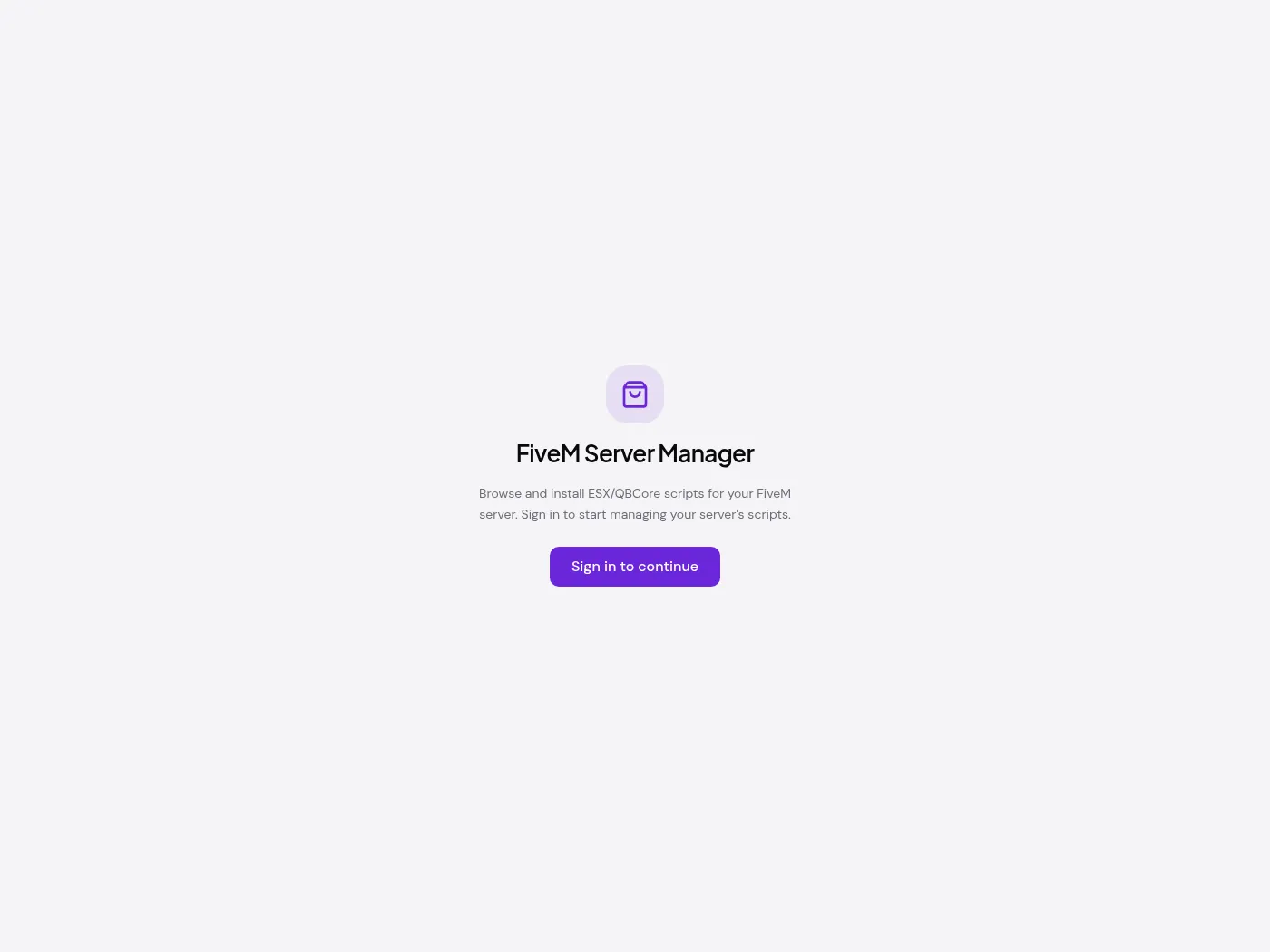FiveM Server Manager