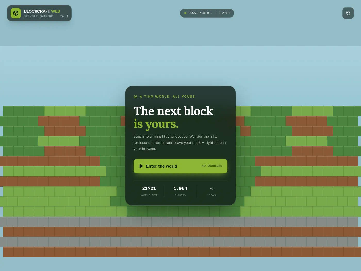 BlockCraft Web Client