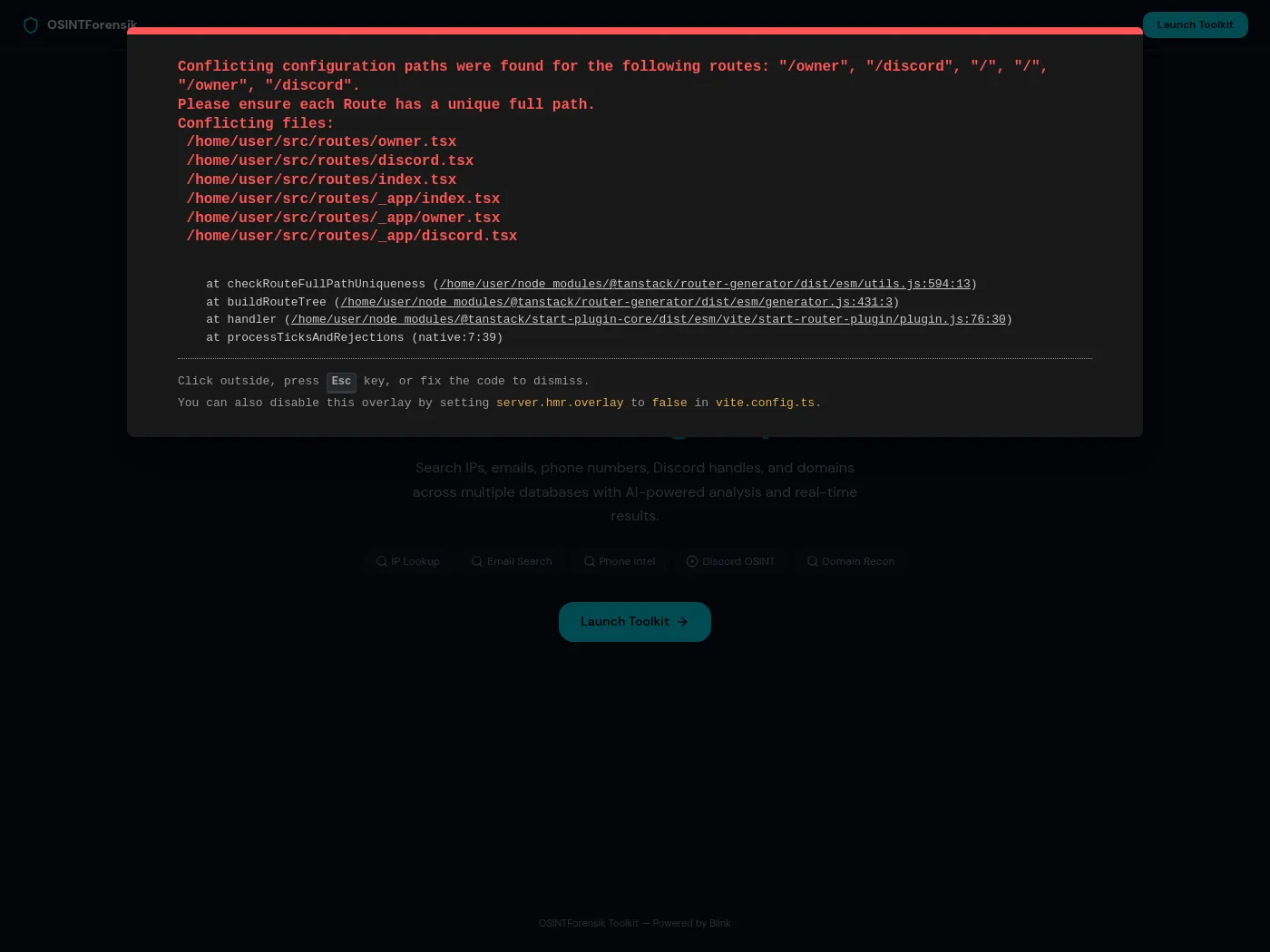 OSINTForensik Toolkit