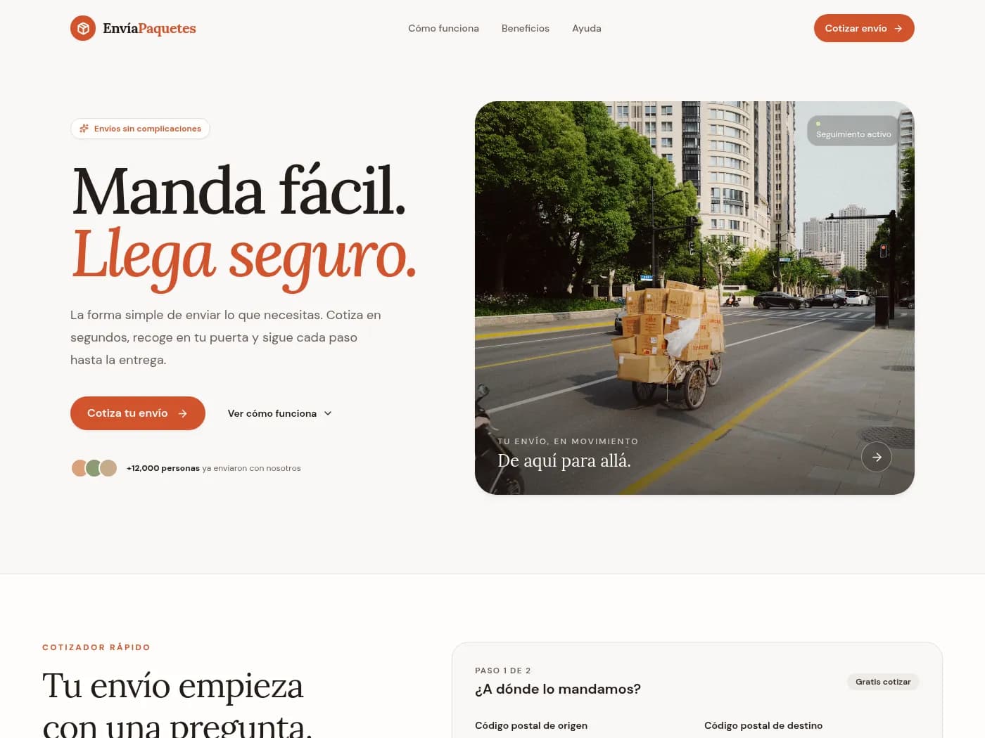 EnvíaPaquetes Web
