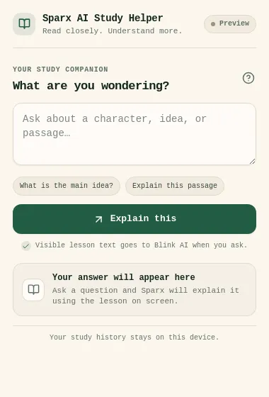 Sparx AI Study Helper