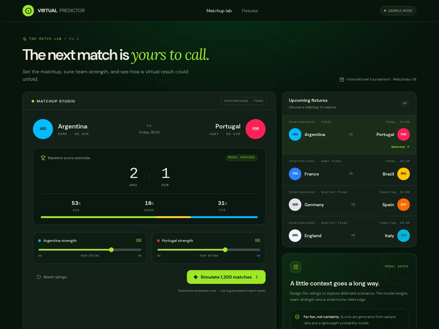 FIFA Virtual Predictor