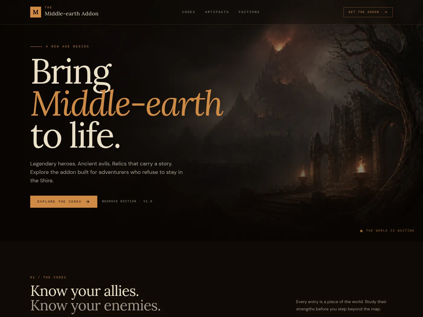 LOTR Minecraft Addon