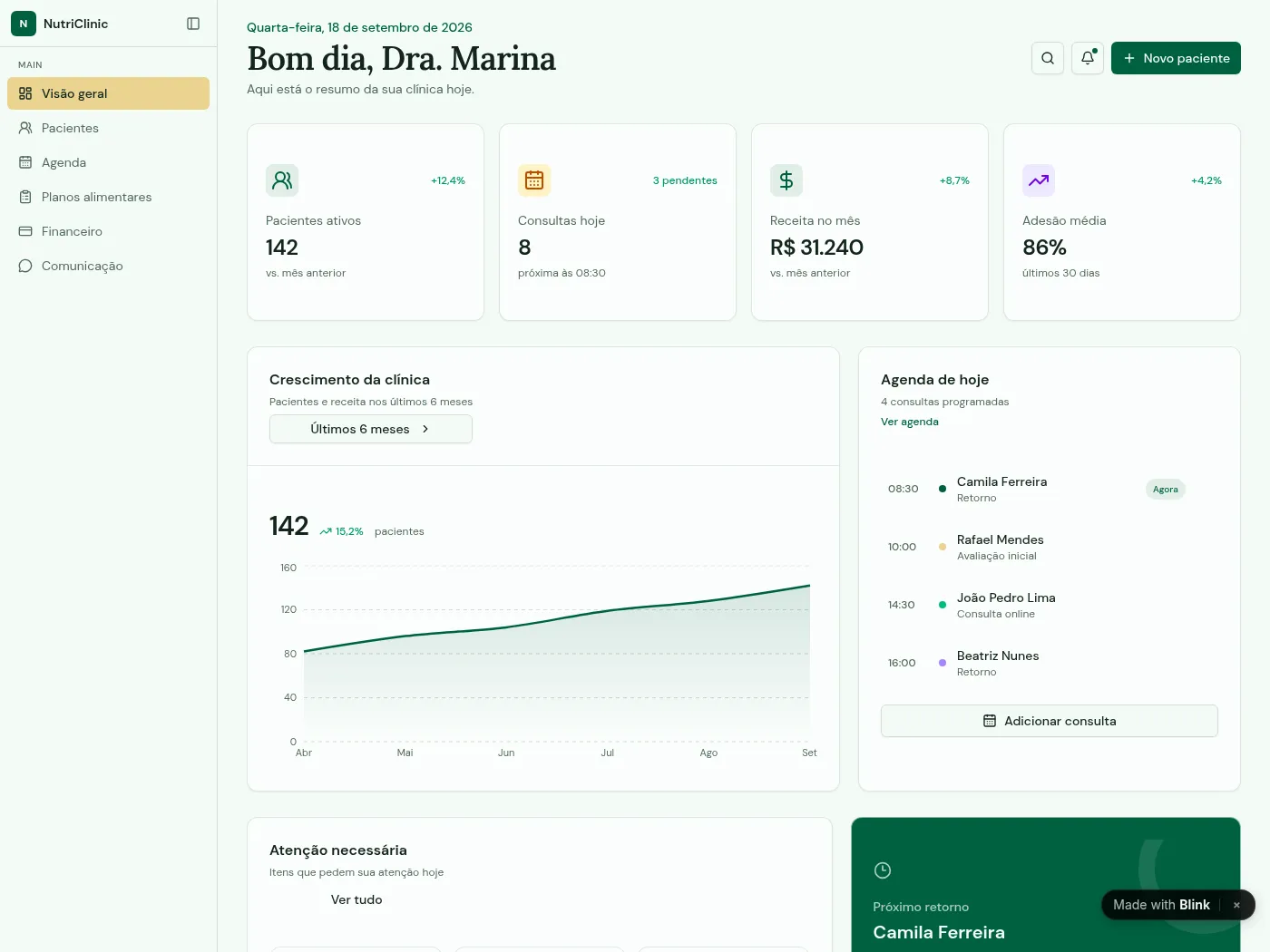 NutriClinic Pro SaaS