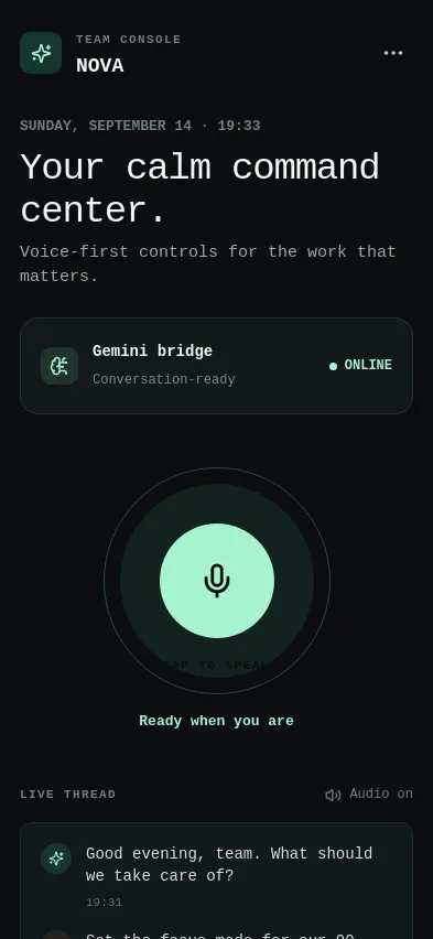 Gemini Voice Assistant