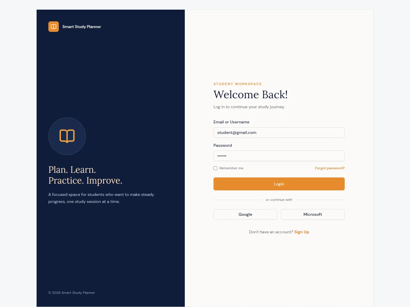 Smart Study Planner
