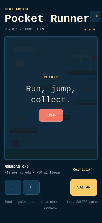 Mini Mario Runner