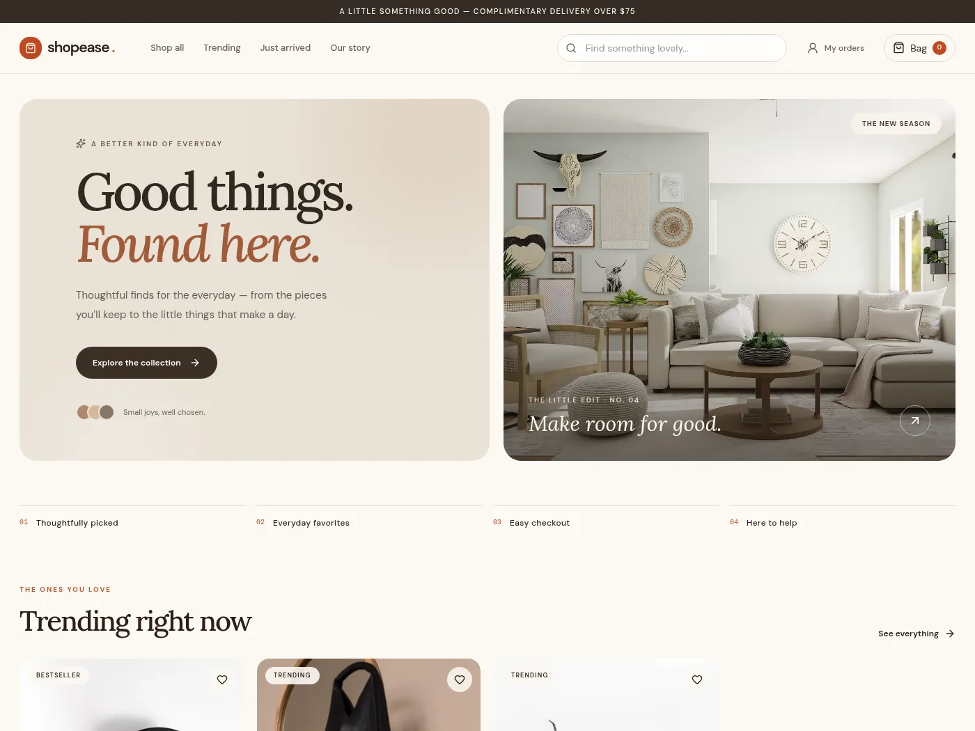 ShopEase Marketplace