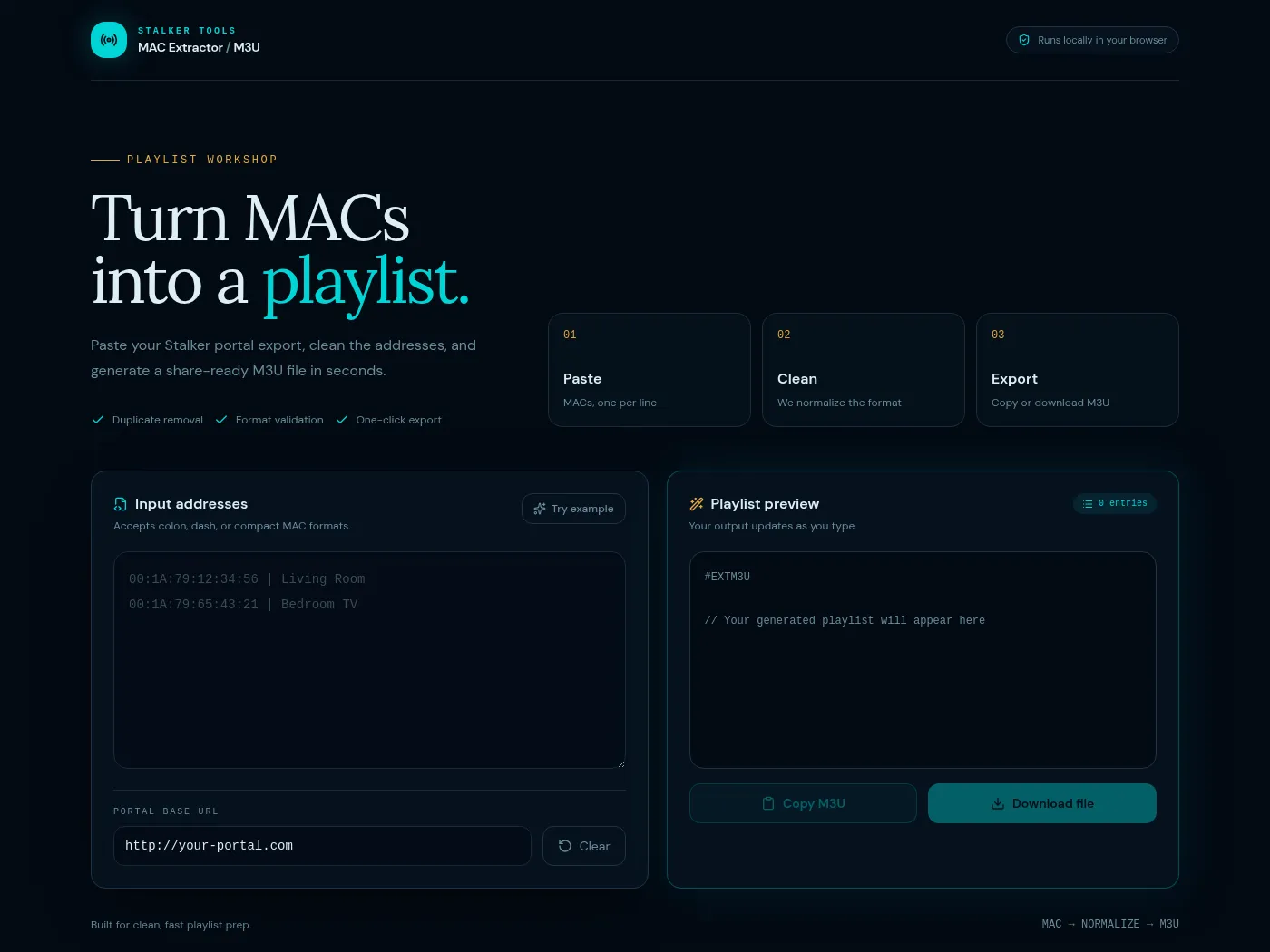 MAC Stalker Extractor